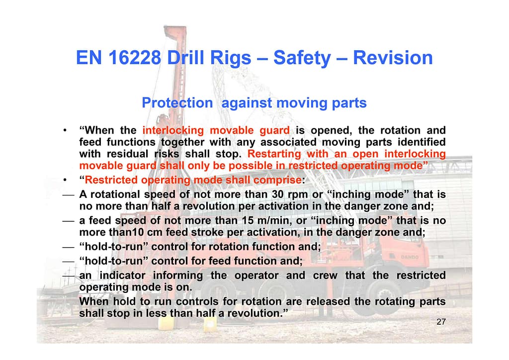 Drill Rig Safety - Bedrock.ie | Geotechnical Equipment Cork, Ireland